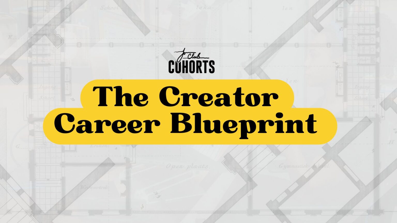 Free Workshop: The Creator Career Blueprint - JoClub